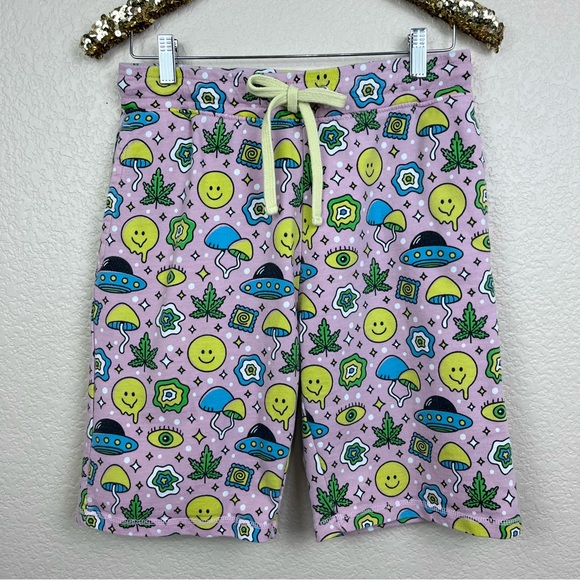 7 day weekend | Shorts | 7 Day Weekend Scifi Trippy Face Jersey Shorts ...